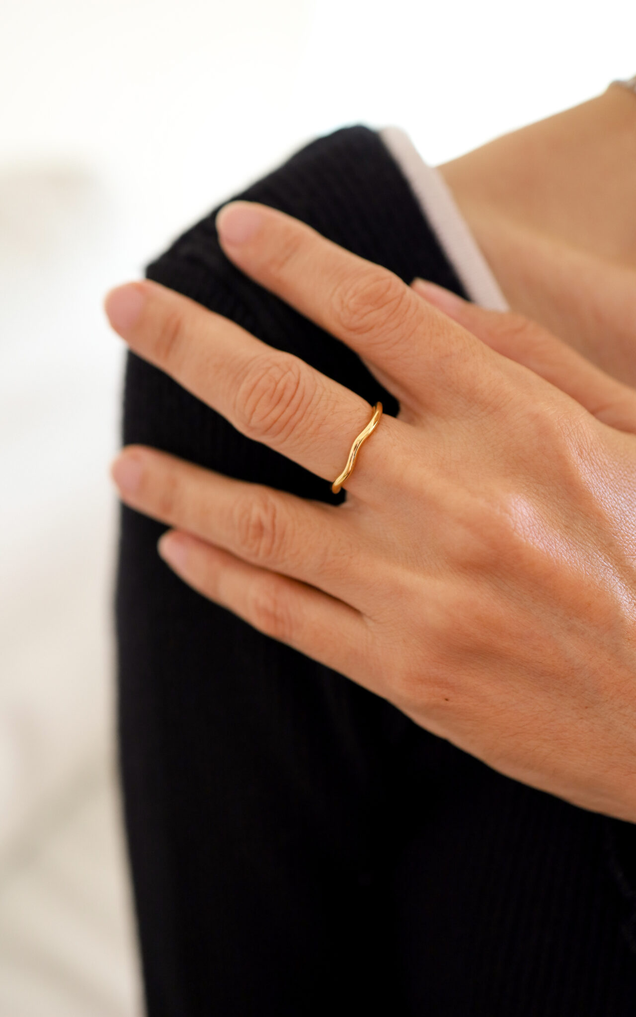 Slim Gold & Gilded Ring - ANTING by Camilla: